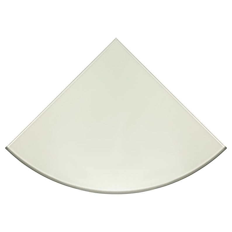 Pro Safe Glass Corner Floating Shelves Glass - Quarter Round - Etsy