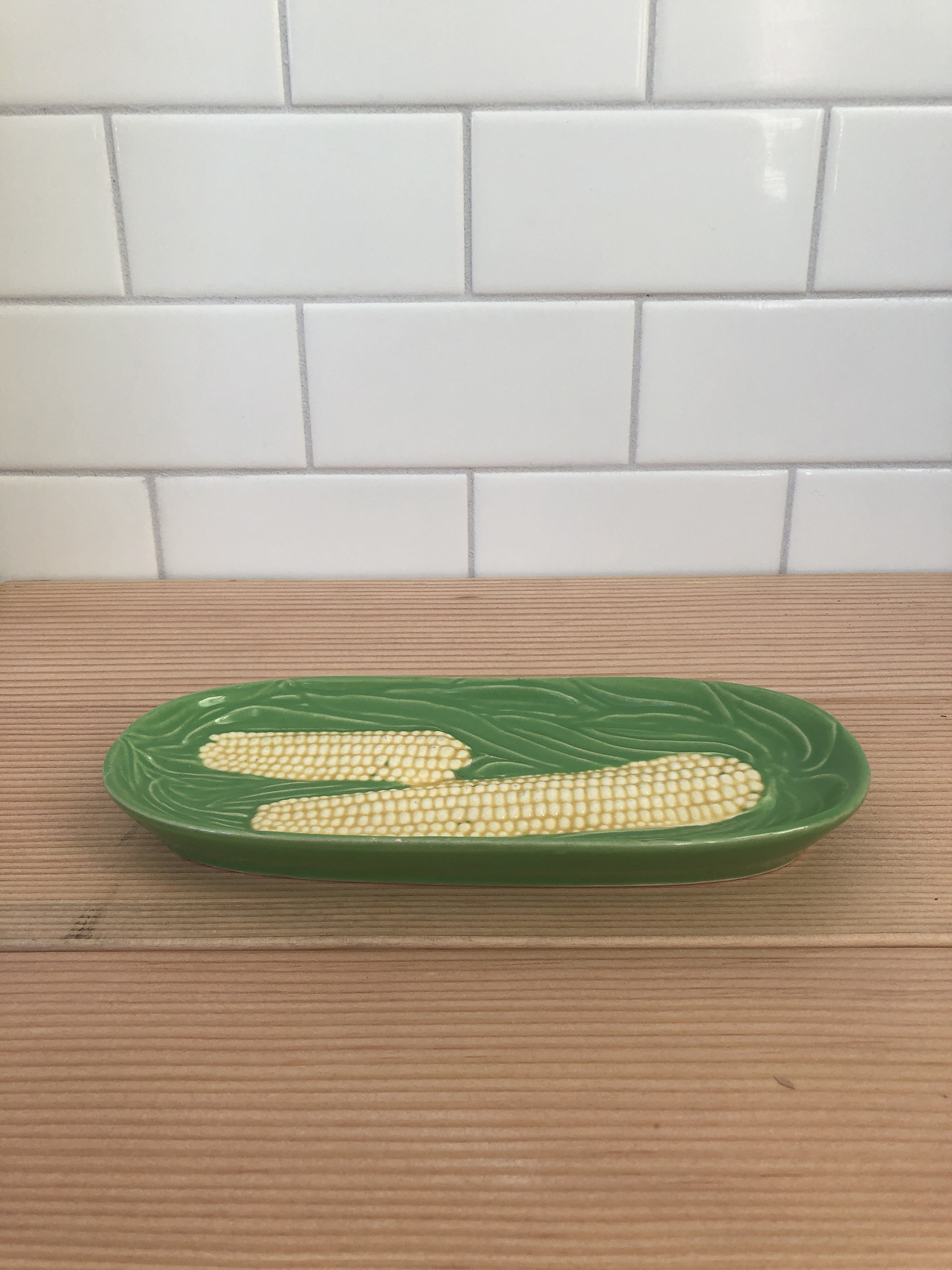 Vintage Majolica Ceramic Corn Dishes Set of 4 - Etsy