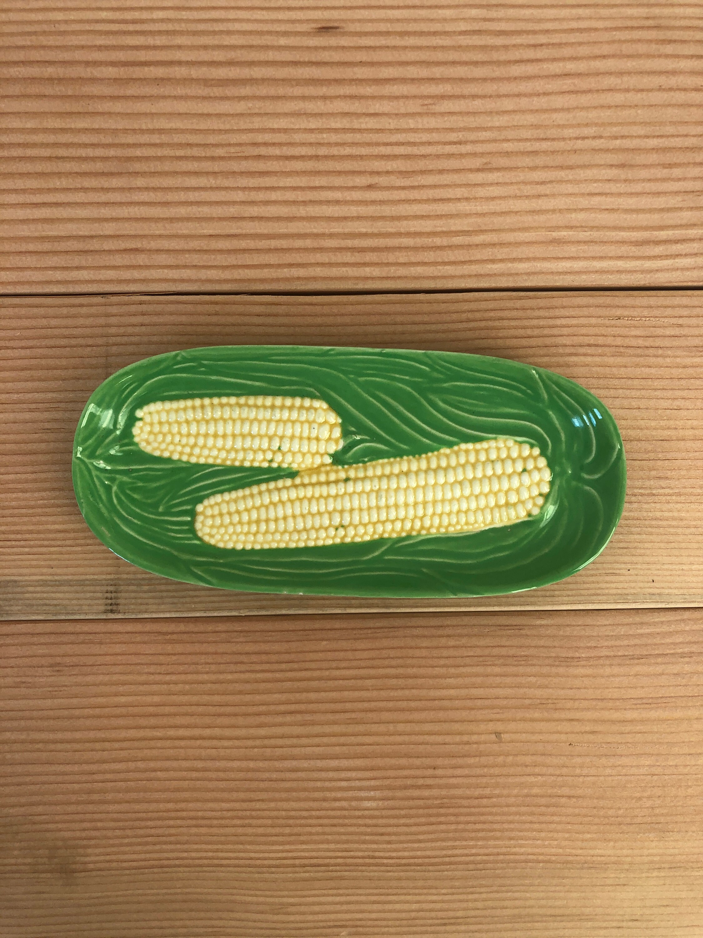 Vintage Majolica Ceramic Corn Dishes Set of 4 - Etsy