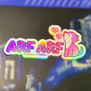 Knocked Loose Lyric Holographic Stickers- Arf Arf, Counting Worms, A ...