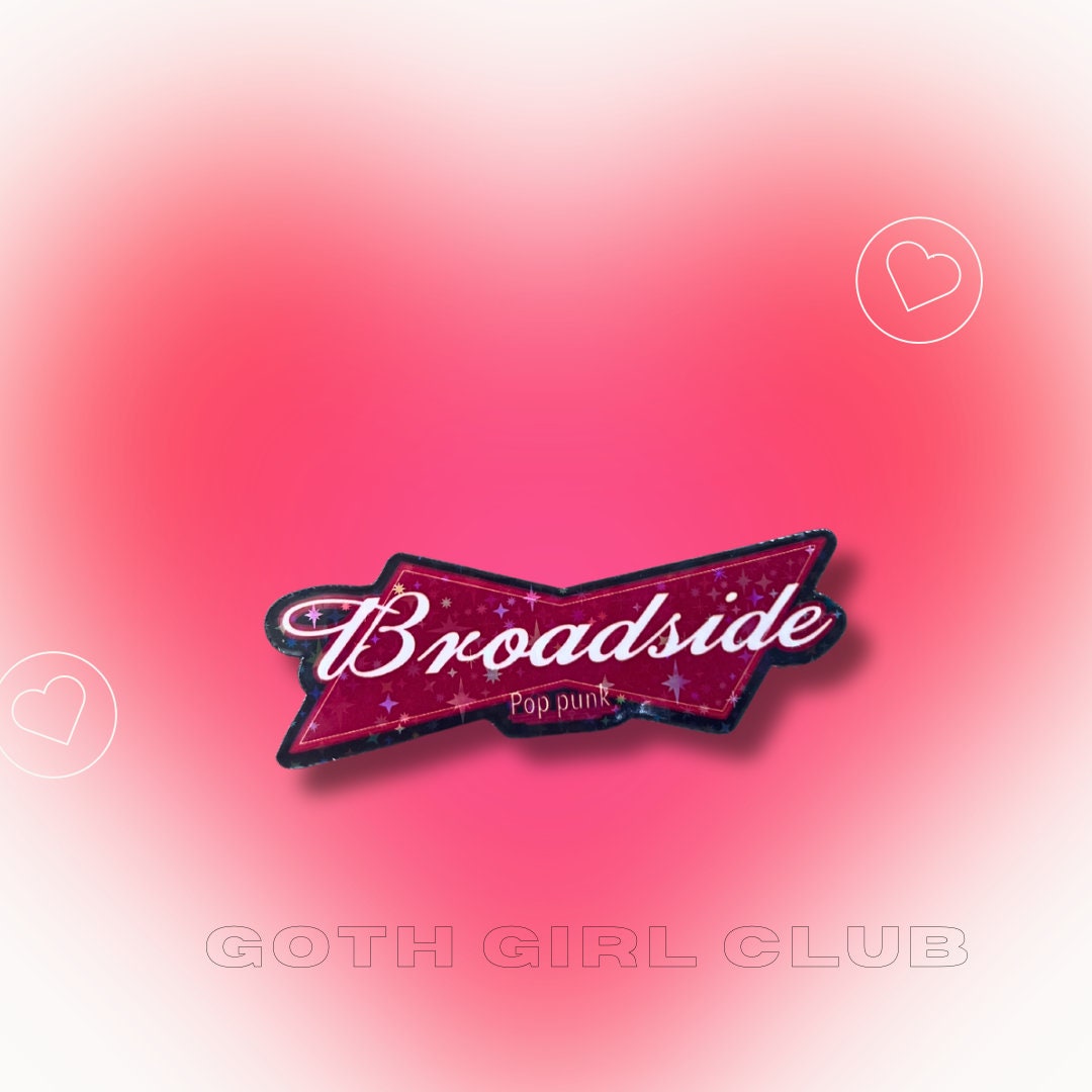 Broadside Beer Logo Band Holographic Sparkly Sticker- - Alternative ...