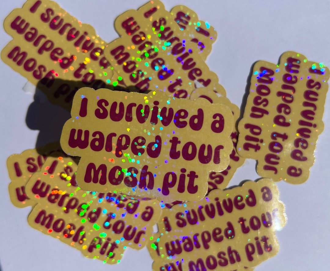 I Survived a Warped Tour Most Pit Merch, Bands, Alternative, Emo ...