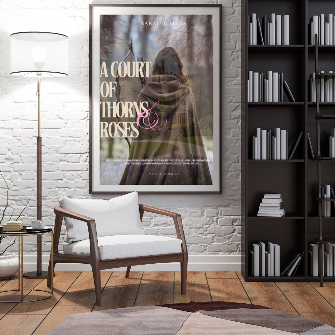 A Court of Thorns and Roses Inspired Movie Poster Digital Print- Sarah ...
