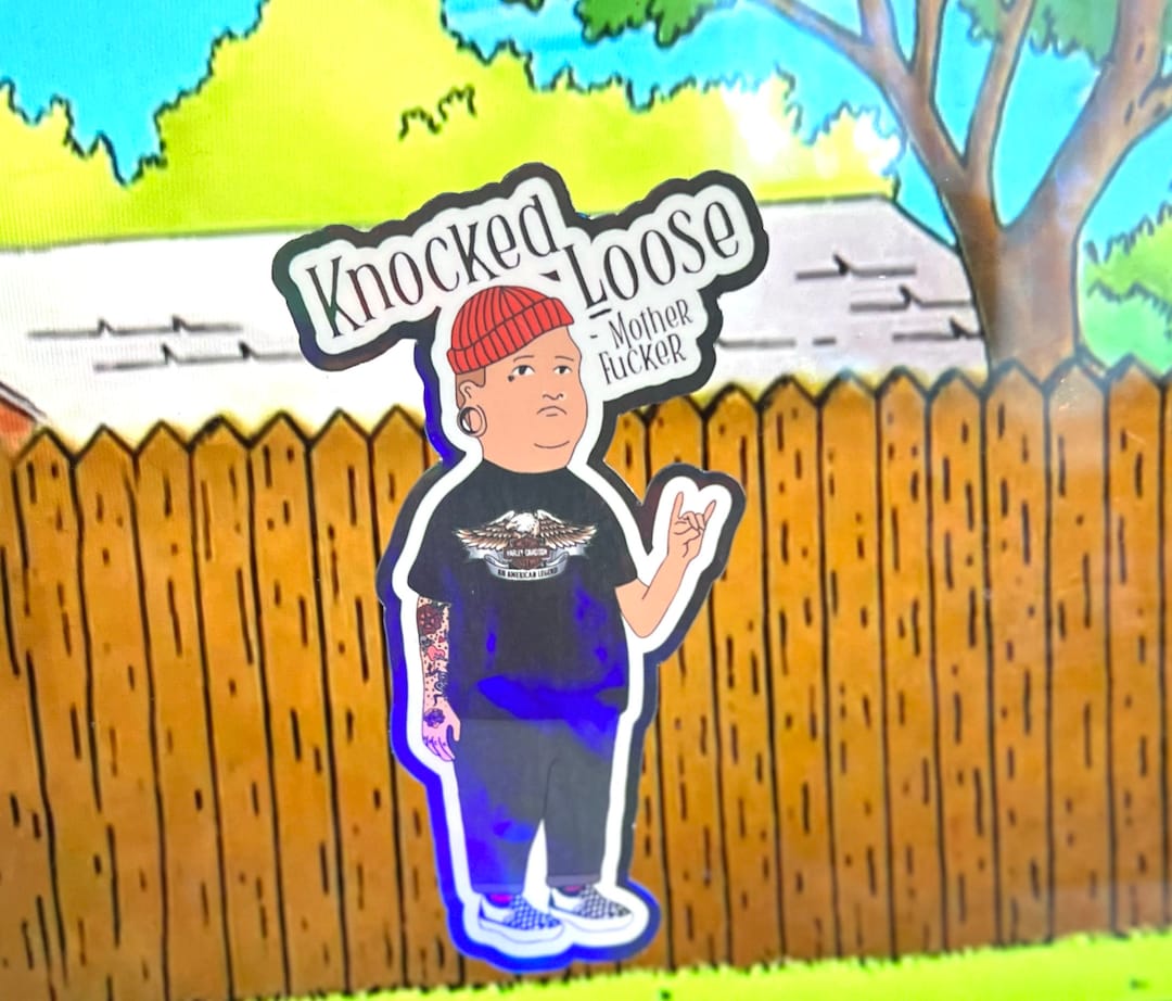 Knocked Loose Bobby Holographic Sticker King of the Hill Bobby Hill ...
