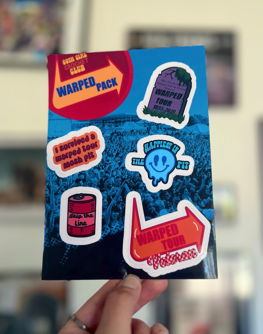 Warped Tour Sticker Sheet - Etsy