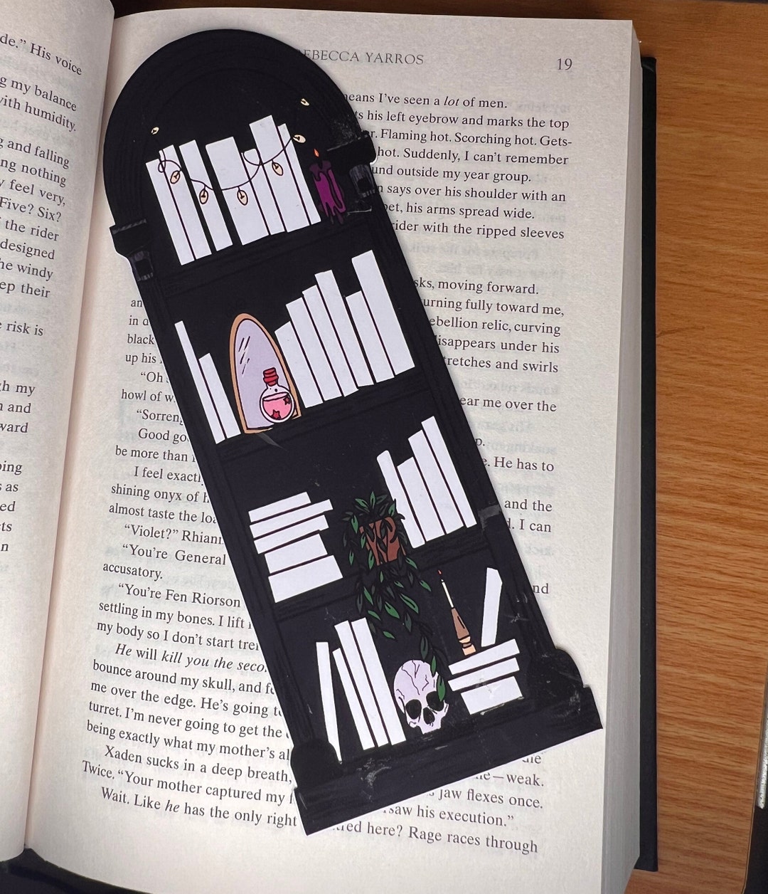 Reading Tracker Bookmark Dark Gothic Style Book Shelf Bookmark to Track ...