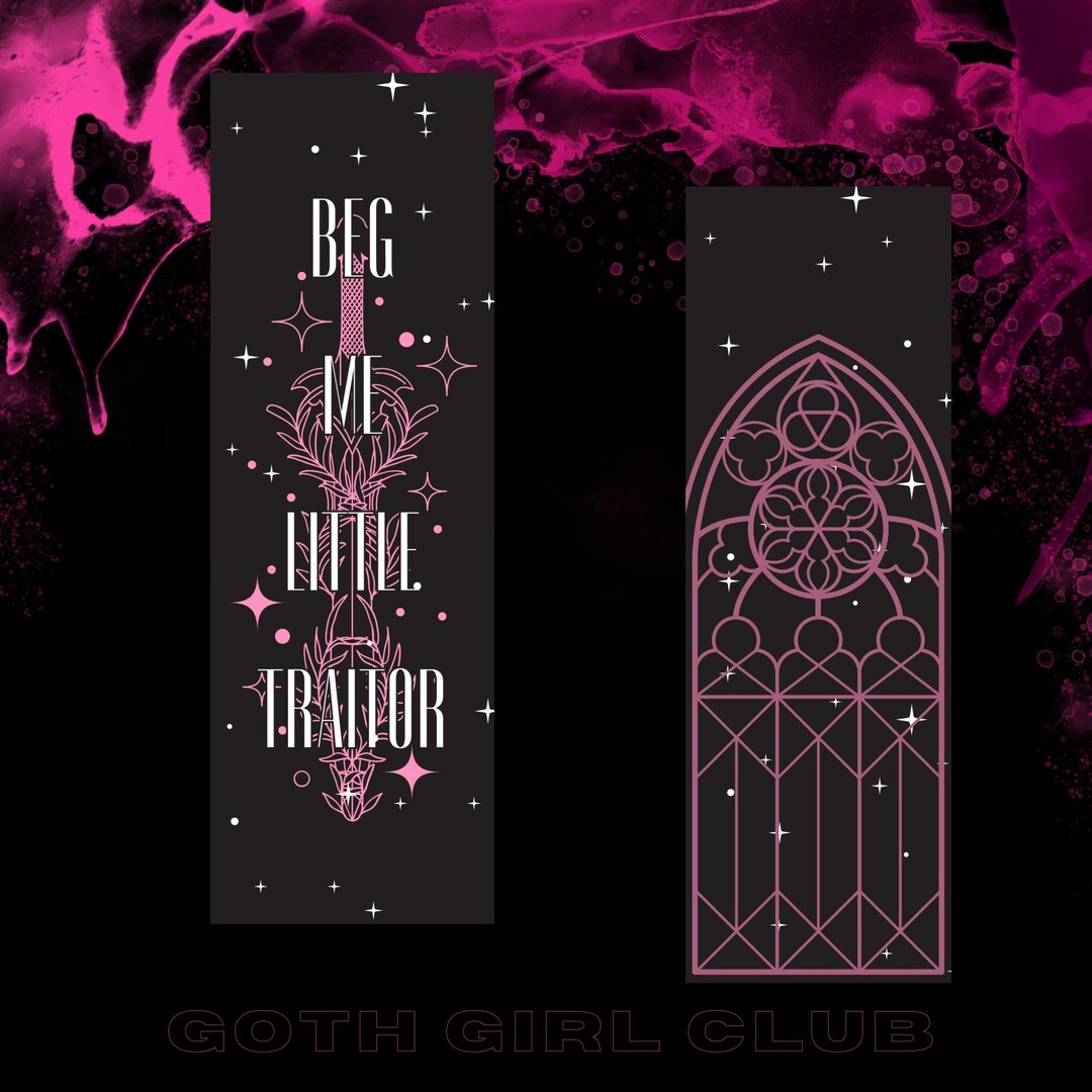 Licensed Holly Renee Beg Me Little Traitor Bookmark- Double Sided-the ...
