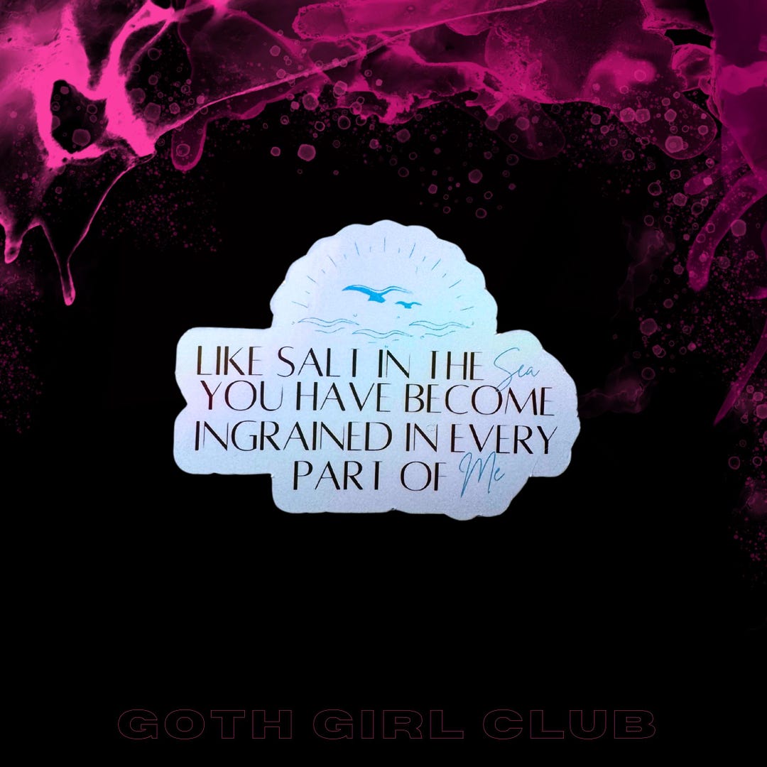 Licensed Holly Renee Like Salt in the Sea You Have Become... Sticker ...