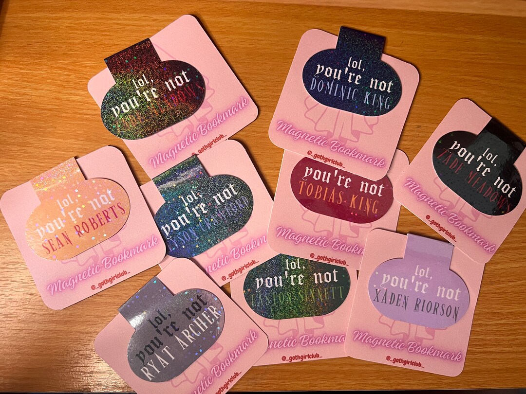 Lol, You're Not insert Name Holographic Magnetic Bookmark-smut Spicy ...