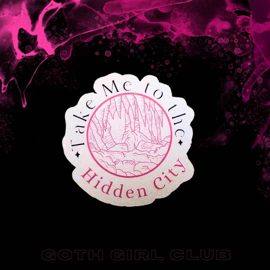 Licensed Holly Renee Take Me to the Hidden City Sticker-the Veiled ...