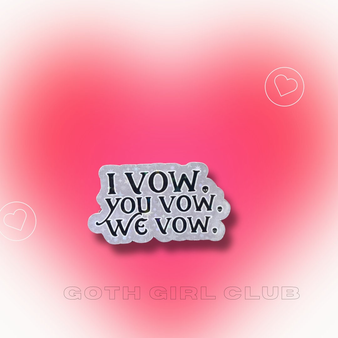 I Vow, You Vow, We Vow. the Ritual Series Sticker- Ryat, Sin, and Tyson ...