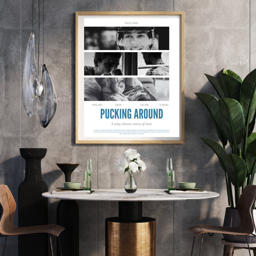 Pucking Around Inspired Movie Poster Digital Print- Bookish- Book Merch ...
