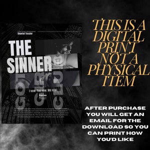 The Sinner Inspired Movie Poster Digital Print-shantel Tessier-the ...