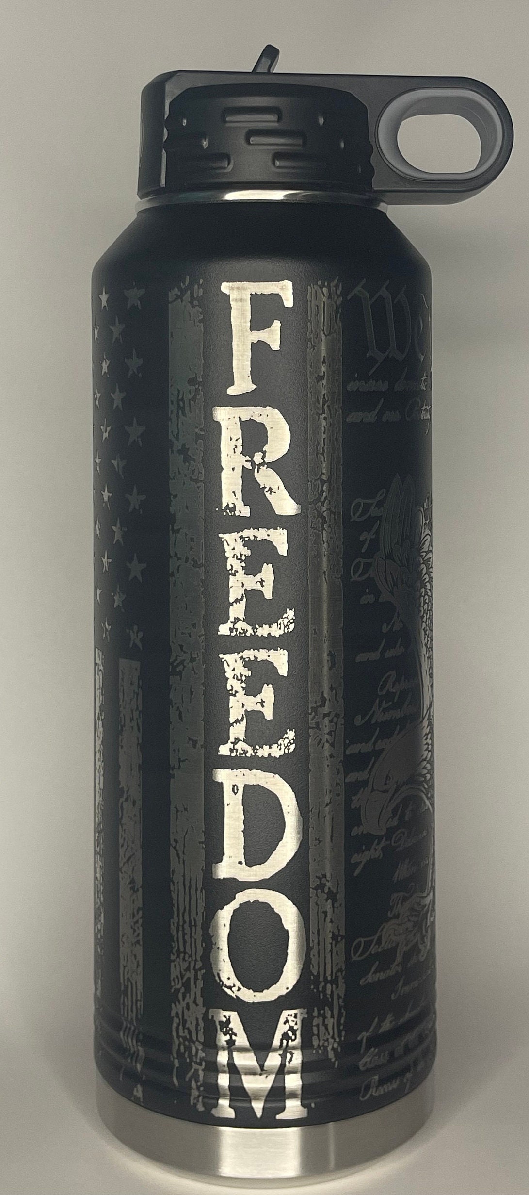 Patriotic Water Bottle 40 Oz Water Bottle Stainless Steel Water Bottle ...