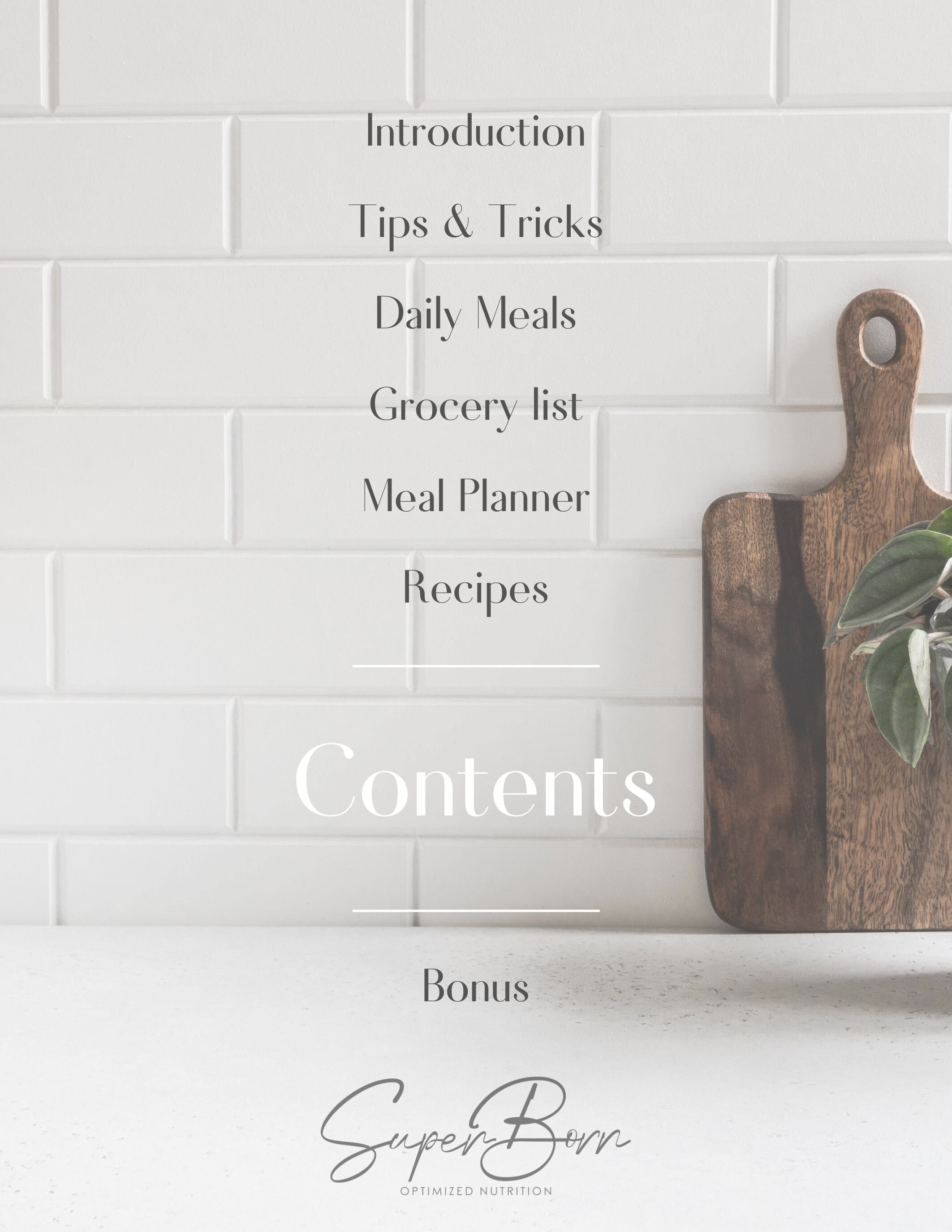 21 Day Fertility Support for Couples Nutrition Plan, Balanced Meals ...