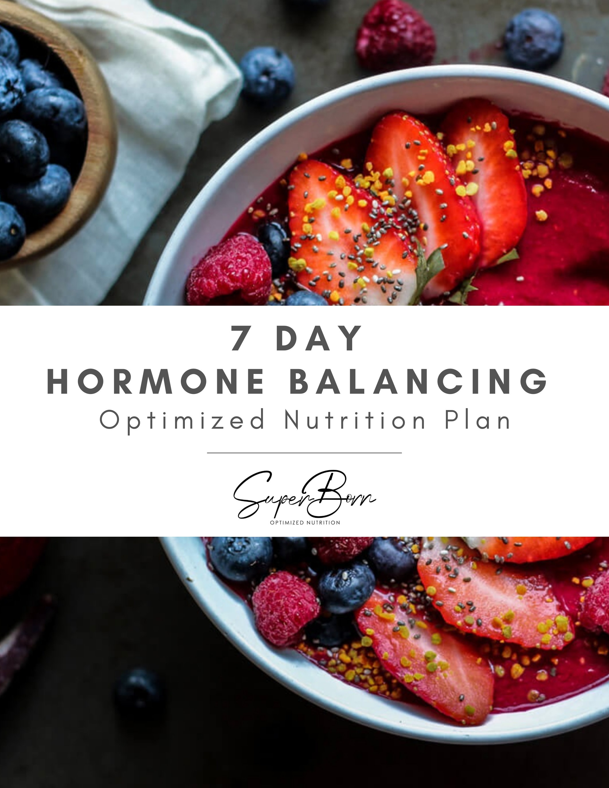 7 Day Hormone Balancing Meal Plan, Fertility, Hormone Disruptor-free ...