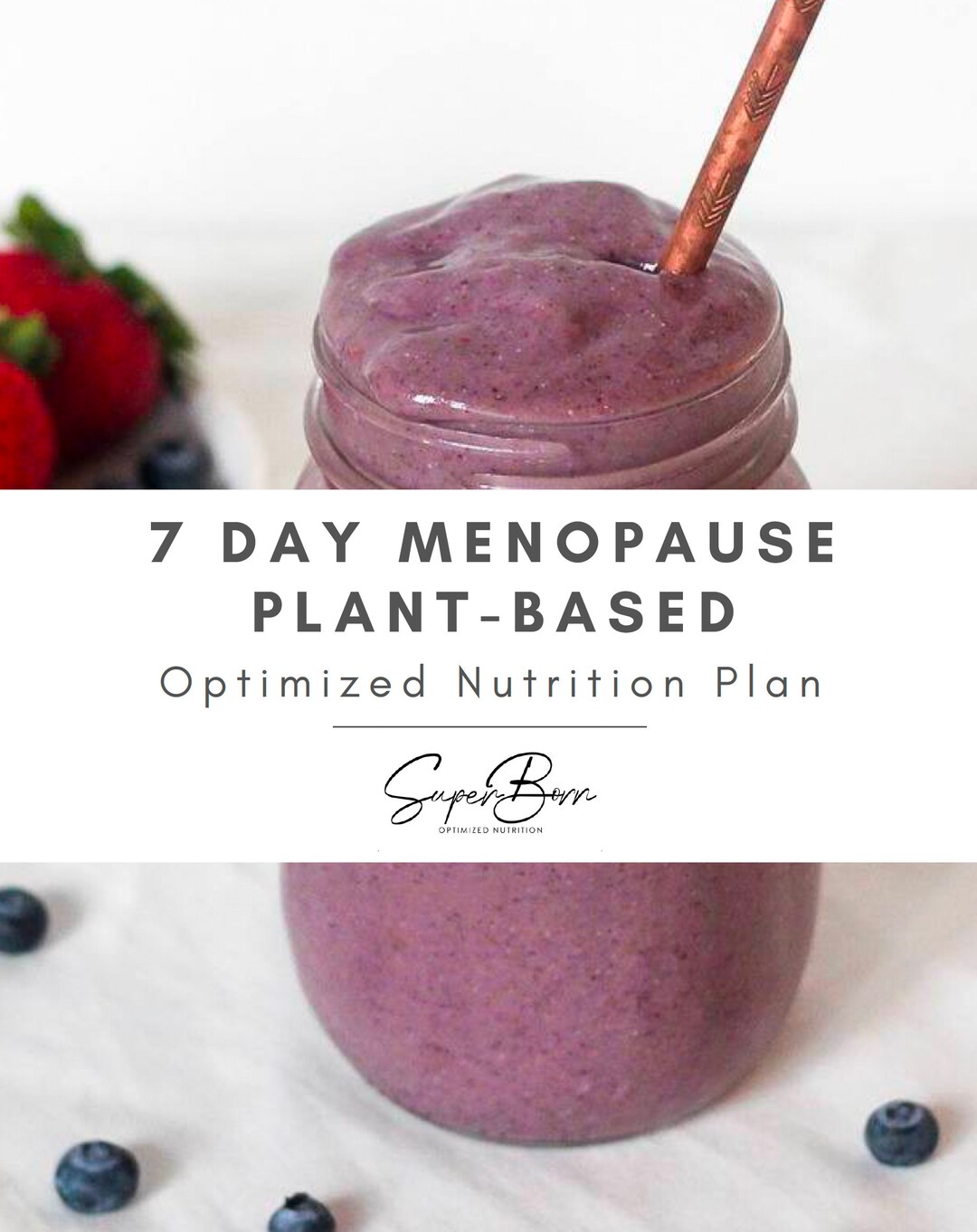 7 Day Menopause Plant-based Meal Plan (with Prep Guide), Hormone ...
