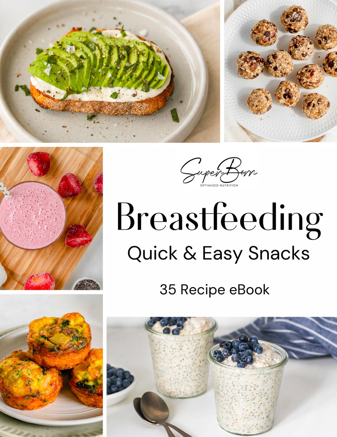 35 Quick & Easy Breastfeeding Snacks, Postpartum Recovery, Milk ...
