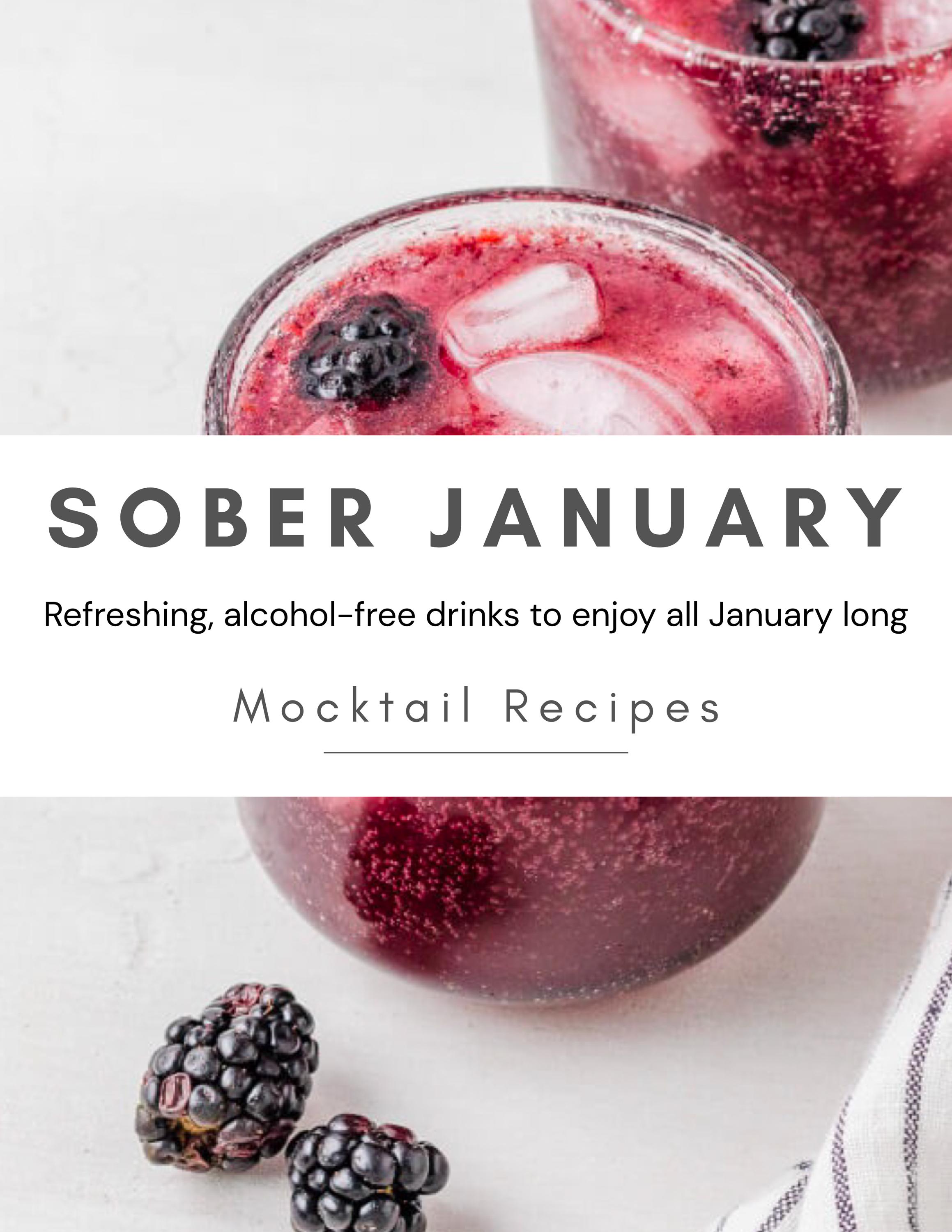 Sober January Mocktail Recipe Ebook | Alcohol-free Drinks | Easy ...