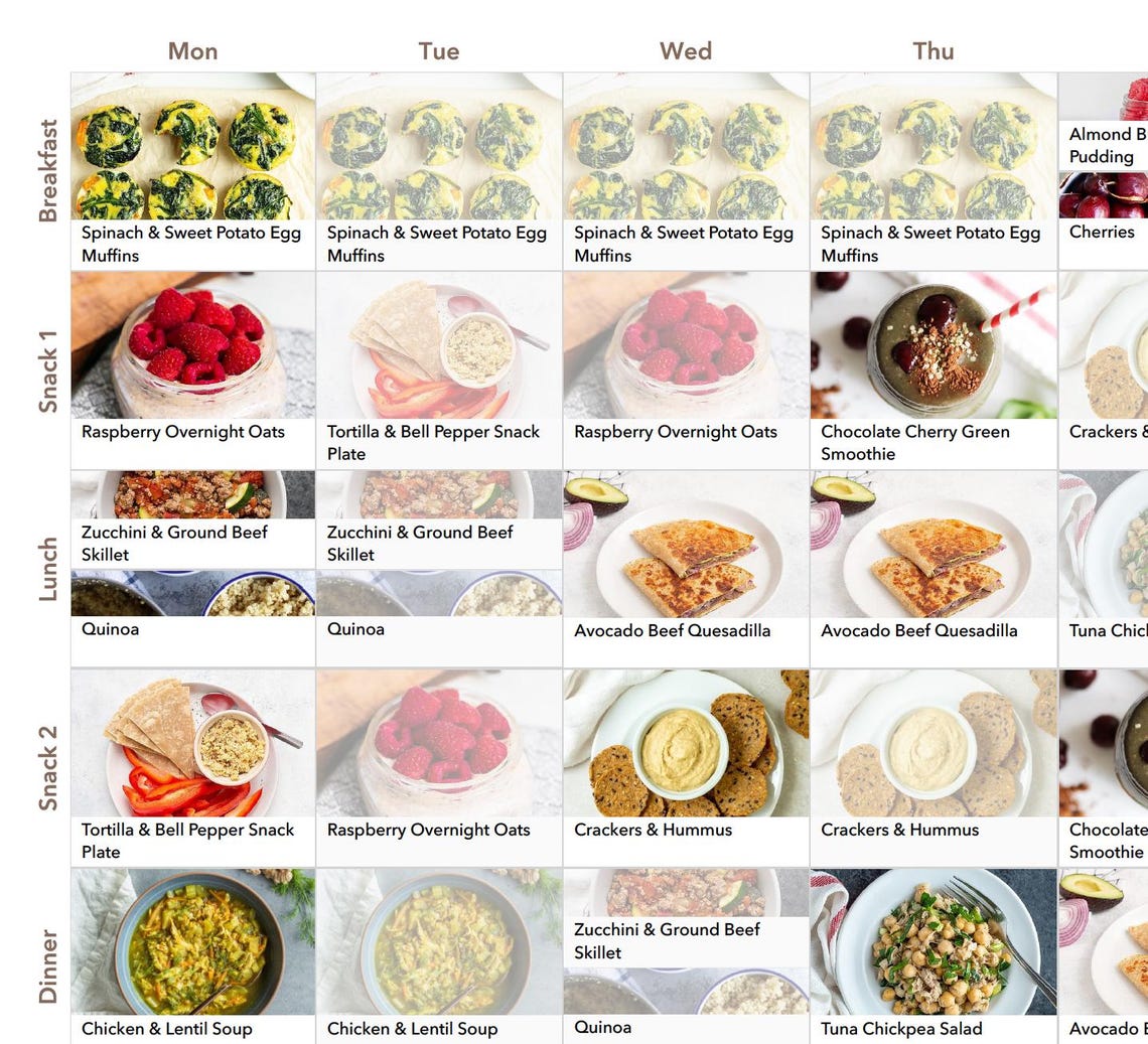 Adhd-friendly Meal Plan | Brain-boosting Make-ahead Recipes | High ...