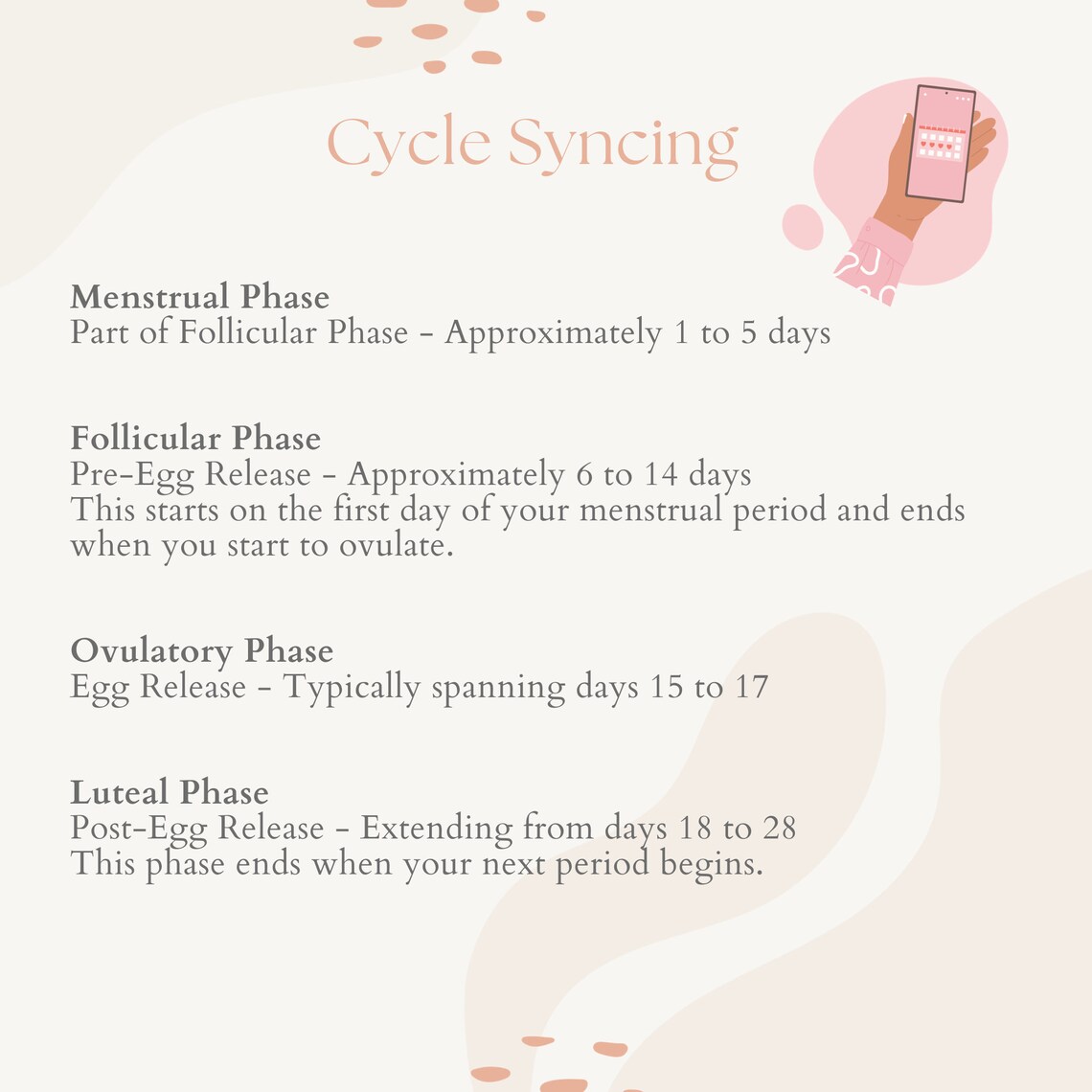 7 Day Follicular Phase Support Meal Plan with Prep Guide, Nutrition Guide, Hormone-balancing ...