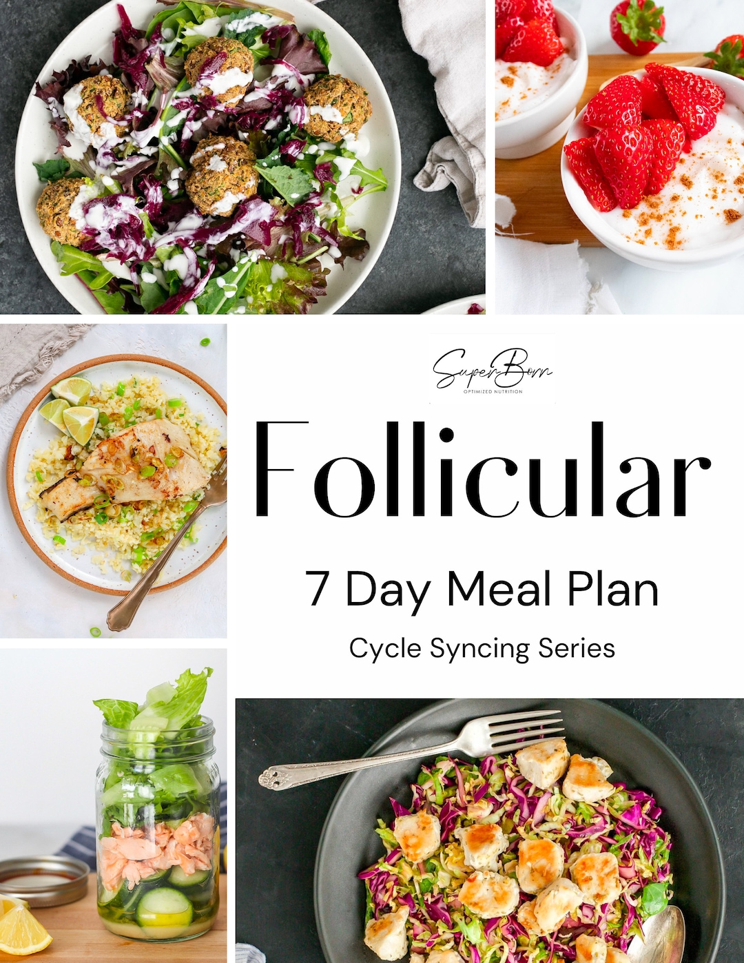 7 Day Follicular Phase Support Meal Plan with Prep Guide, Nutrition ...