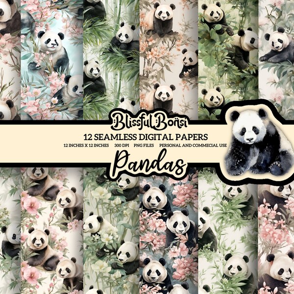 Panda Scrapbook - Etsy