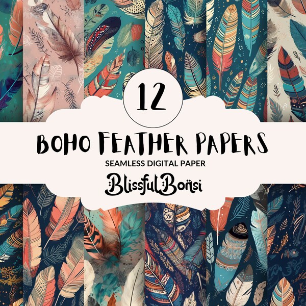 Feather Pattern - Etsy