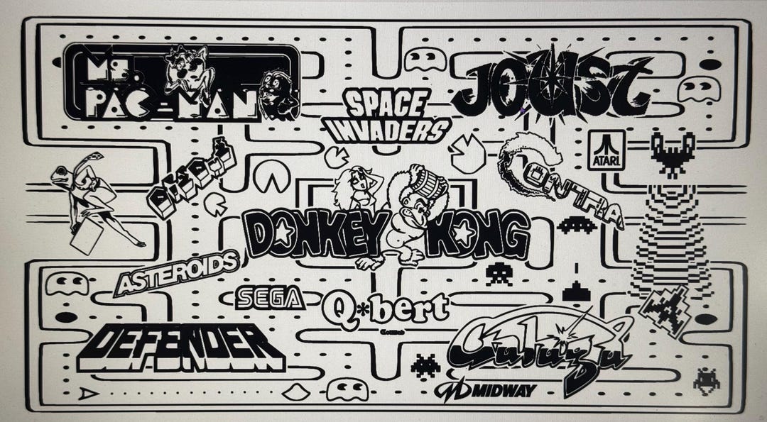 80s Arcade Throwback 30oz Tumbler Wrap – Relive the Golden Age of ...