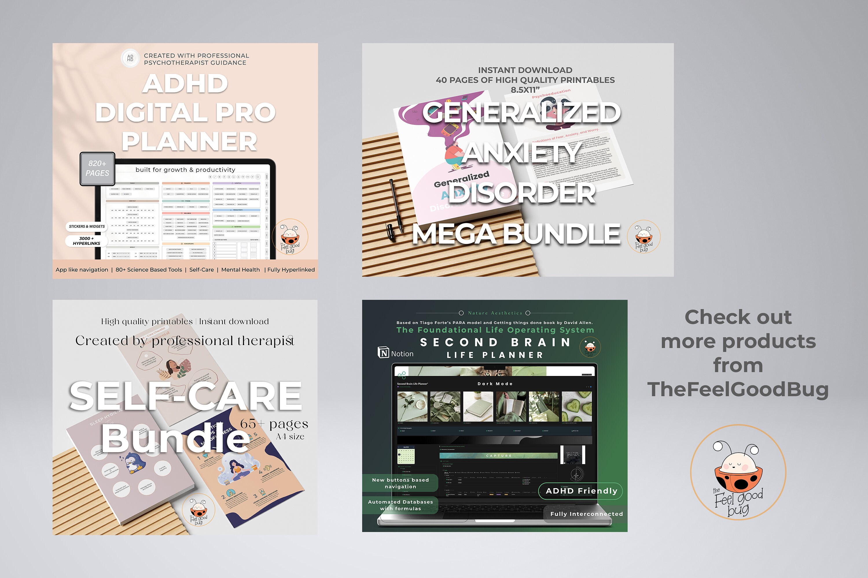 Executive Function ADHD Worksheets Adult & Teen ADHD Bundle - Etsy