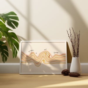 PROGRESS is Not LINEAR Psychologist Office Decor School Counselor Wall ...