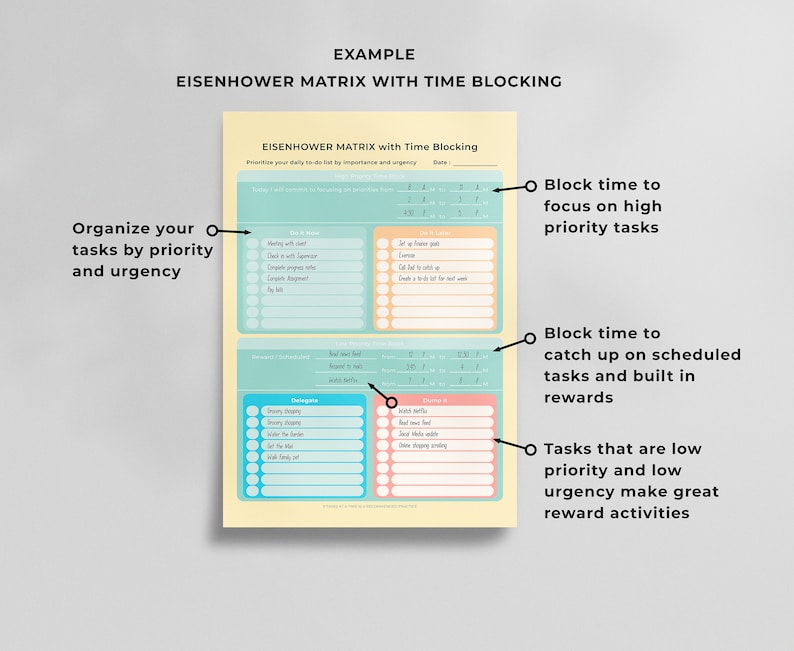 ADHD Task Planner Executive Function Adult Adhd Planner Adhd ...