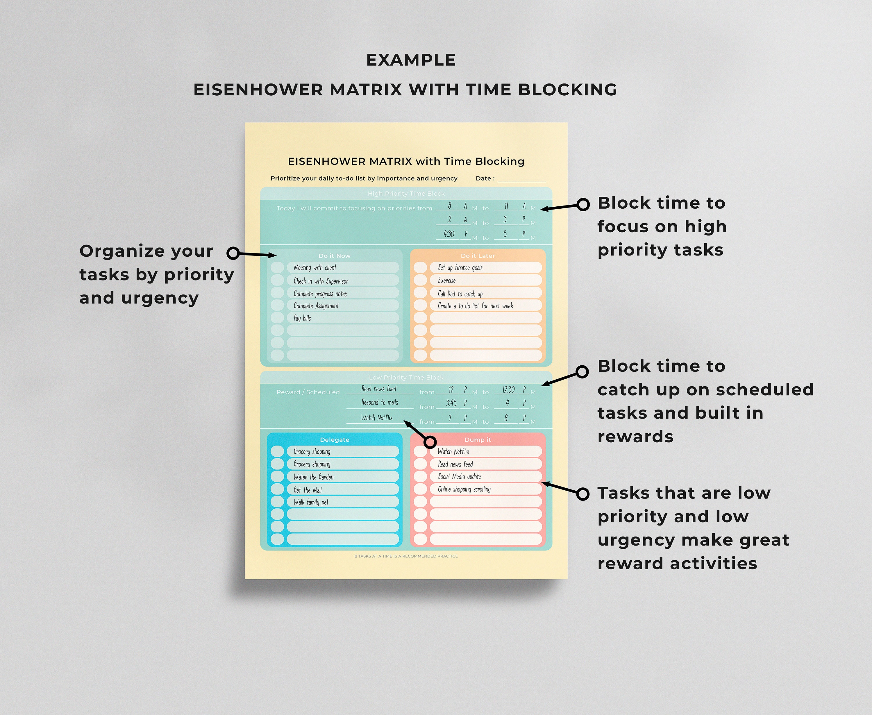 ADHD Task Planner Executive Function Adult Adhd Planner Adhd ...