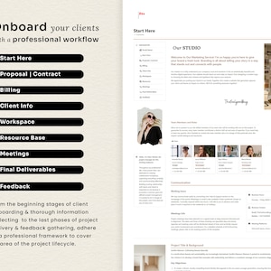 Notion Client Portal Template Project Management Notion Client ...