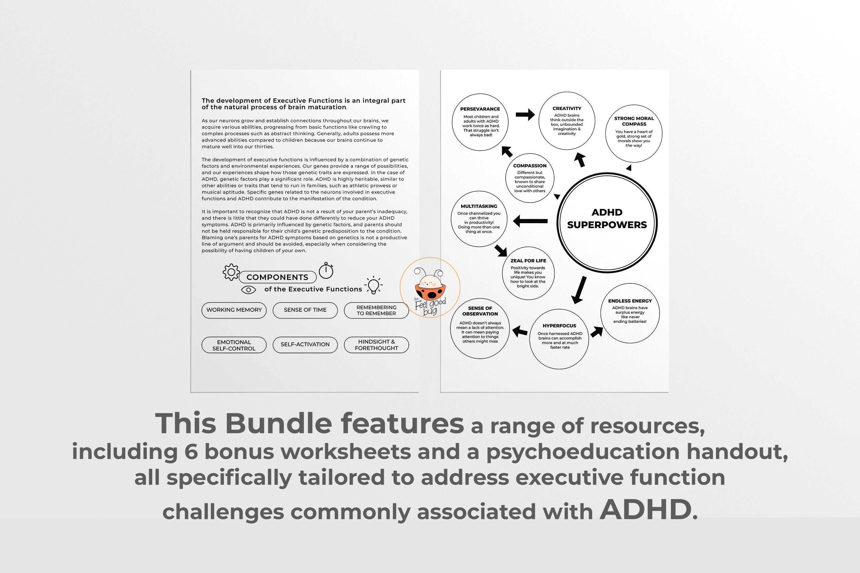 ADHD Executive Function Adhd Worksheets Working Memory Adhd Therapy ...