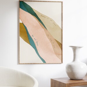 HEALING is Not LINEAR Psychologist Office Decor School Counselor Wall ...