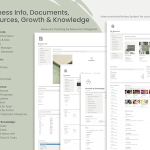 Notion Business & Life Planner Notion Freelance Template Notion ...