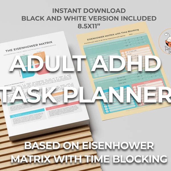 Adult Adhd Task List - Etsy