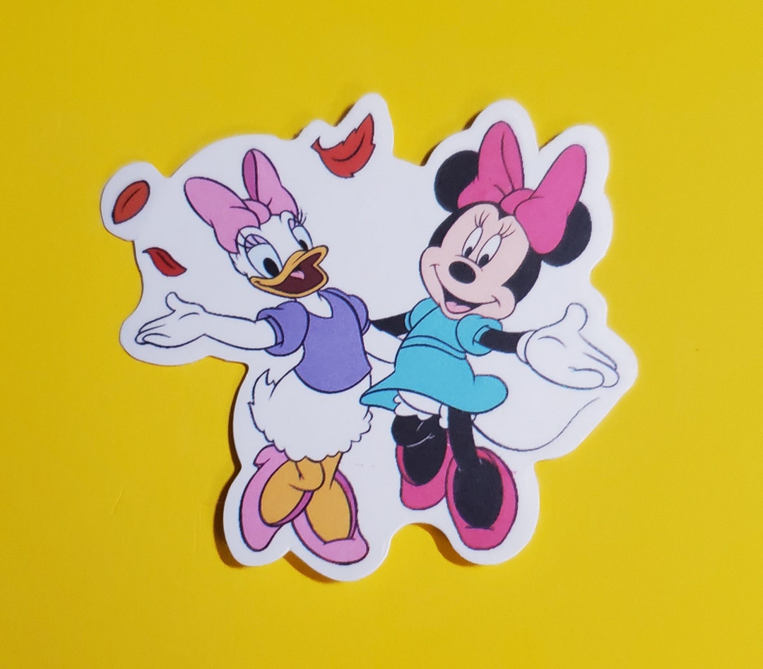 Daisy and Minnie Waterproof Sticker FREE SHIPPING Within Canada - Etsy