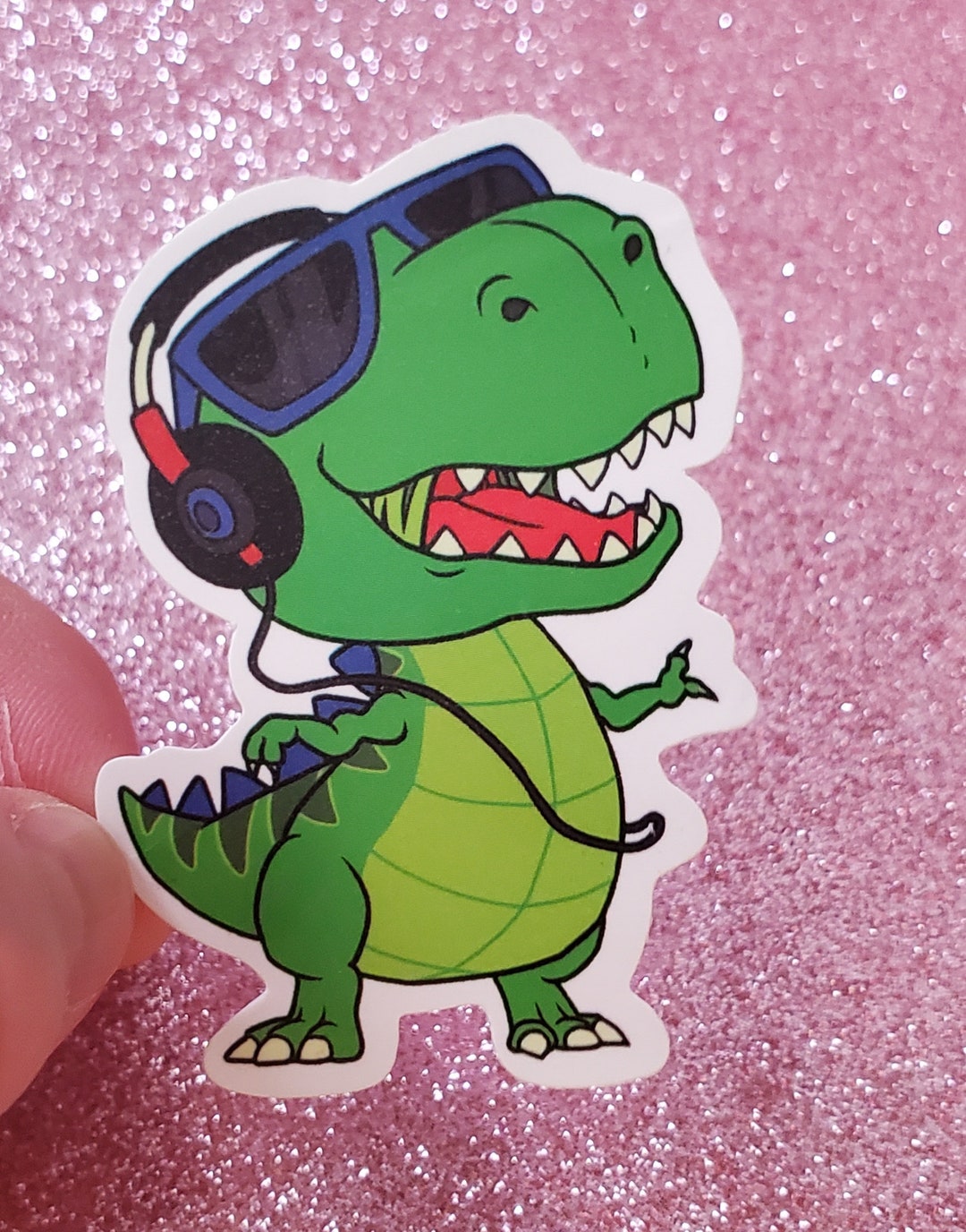 Dinosaur Matte Waterproof Sticker FREE SHIPPING Within Canada - Etsy