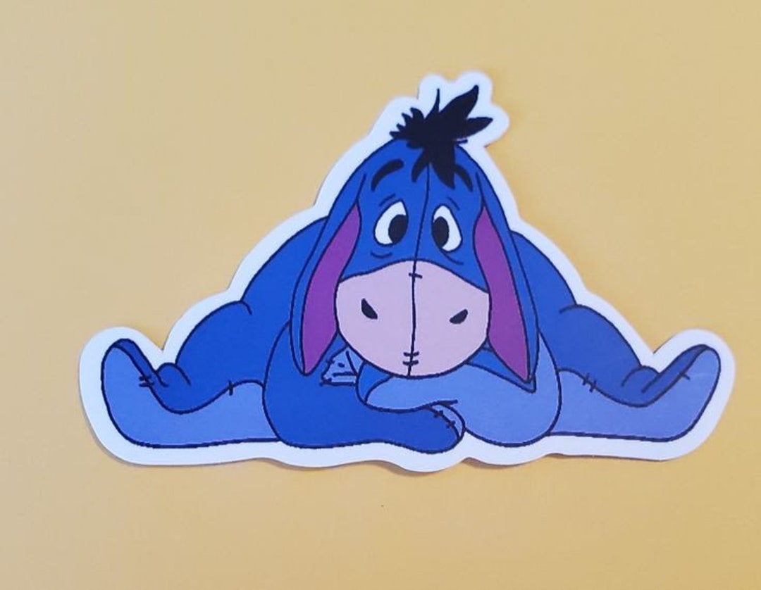 Eeyore Waterproof Vinyl Sticker - Etsy