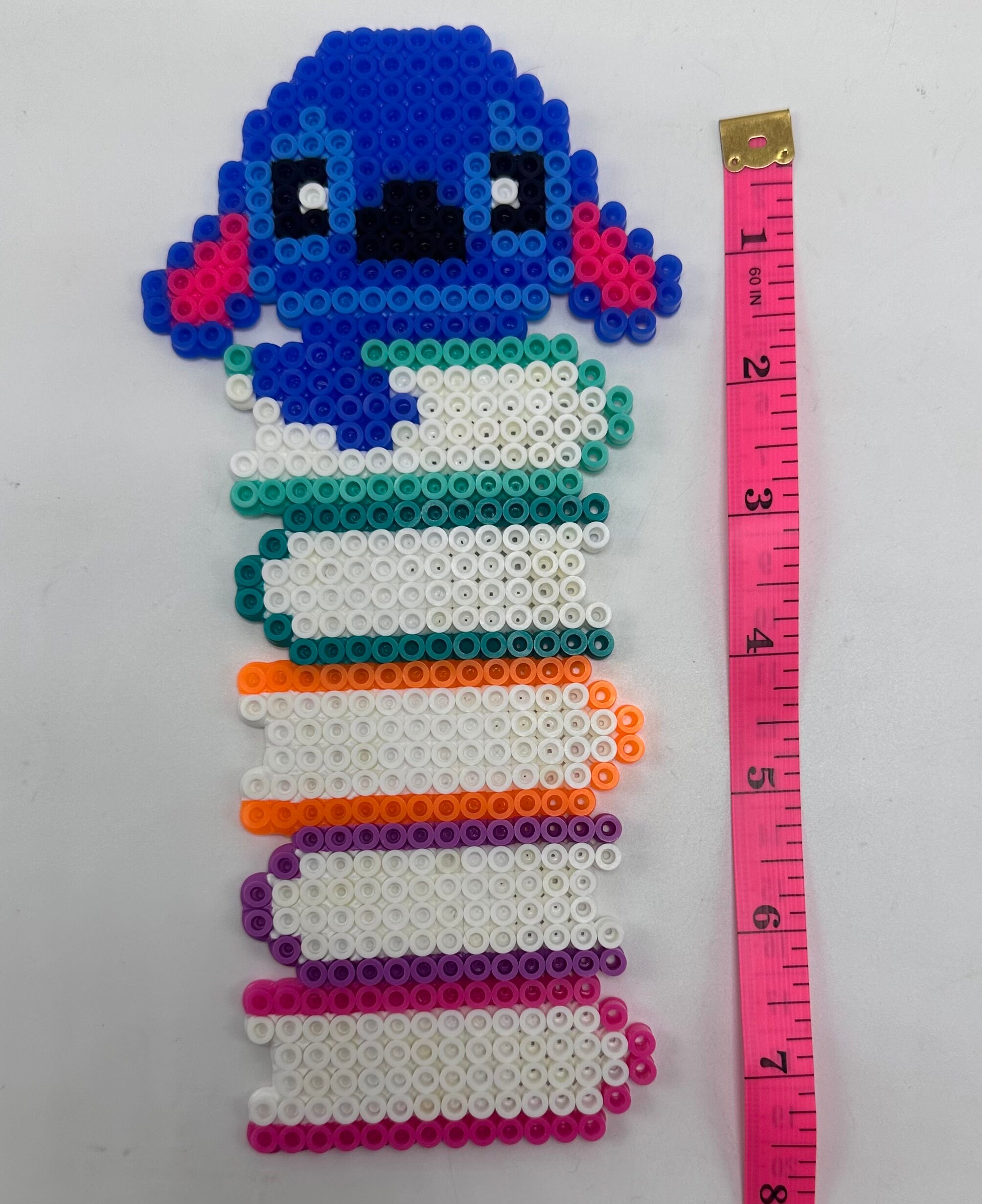 Stitch Perler Bead Book Mark With 5 Colorful Books - Etsy