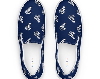 American Flag Womens Slip-on Canvas Shoes - Etsy