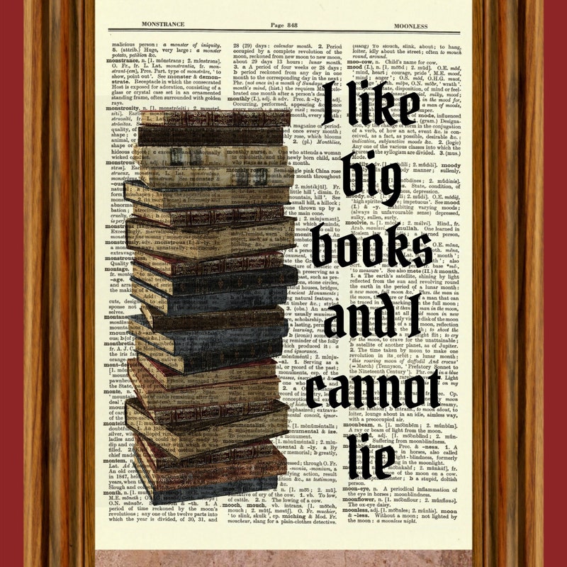 I Like Big Books - Etsy