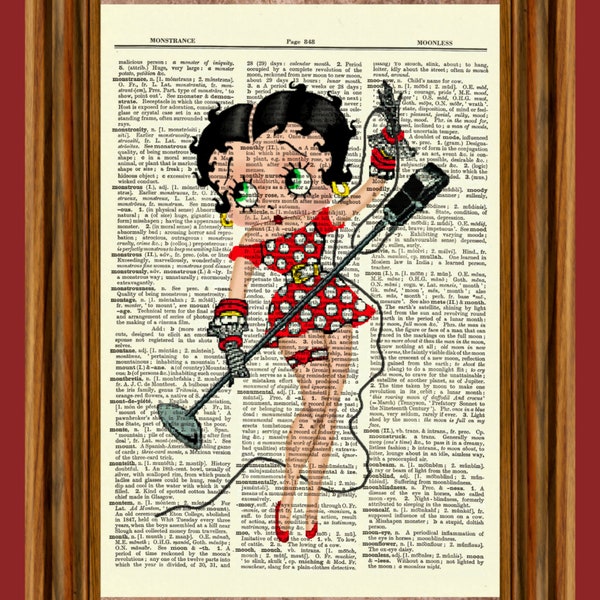 Betty Boop Poster - Etsy