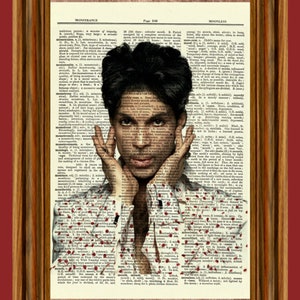 Prince, Musician, Performer Singer, Vintage Dictionary Art Print ...