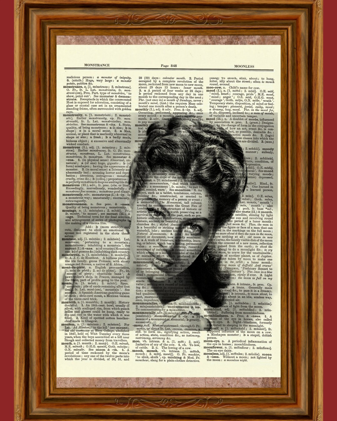 Ava Gardner Vintage Dictionary Art Print Picture Upcycled - Etsy