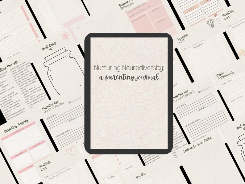 Autism Parent Digital Journal | Neurodiversity, Reflection (PDF) - Etsy