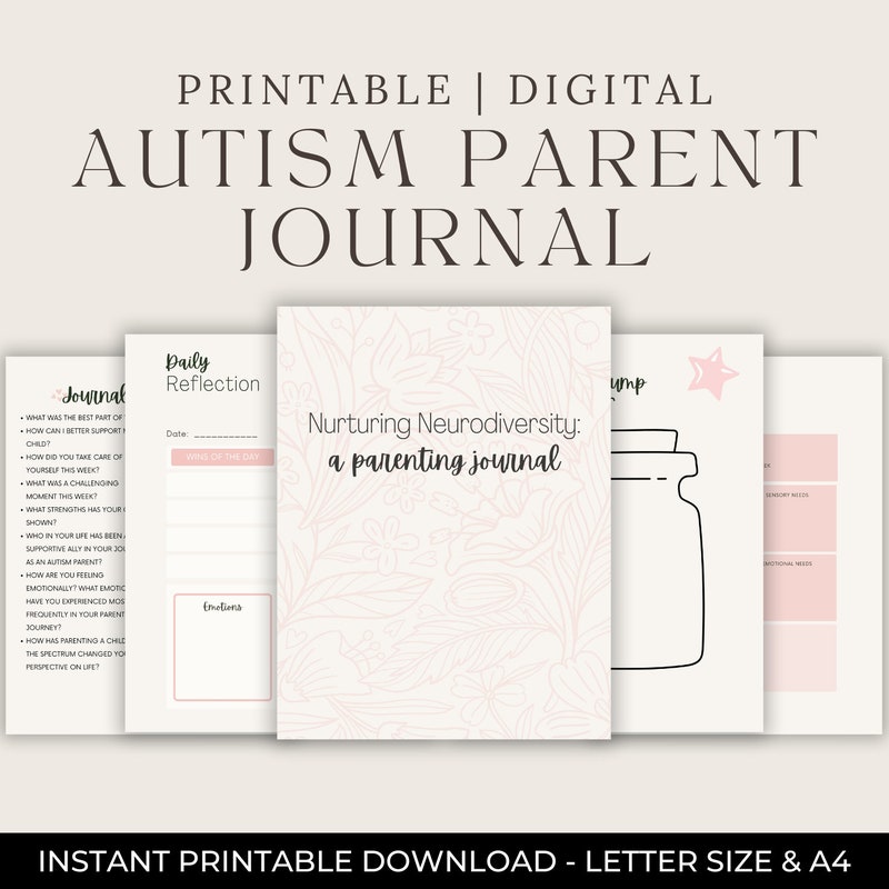 Autism Journal for Mum - Etsy