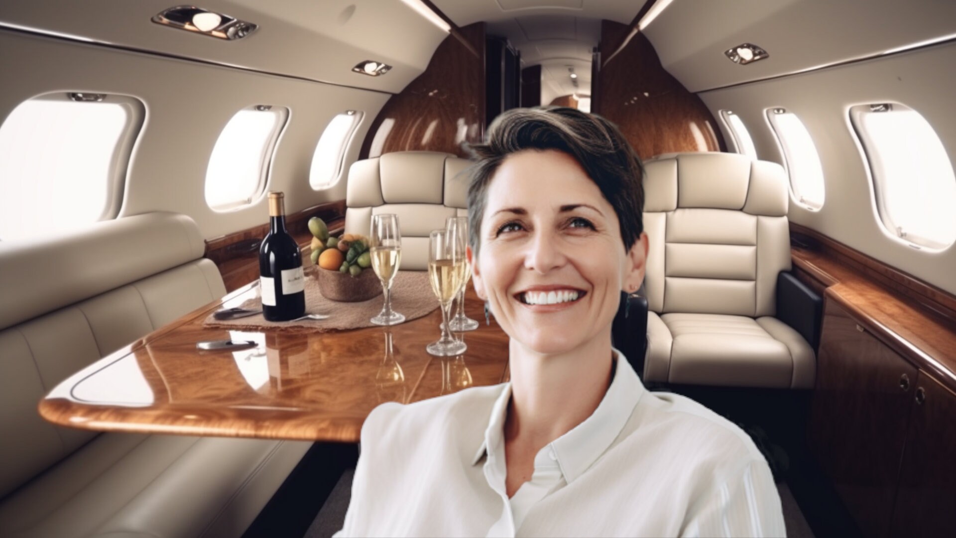 Zoom Virtual Backgrounds | Luxury Jet | Backdrop | Office Background ...